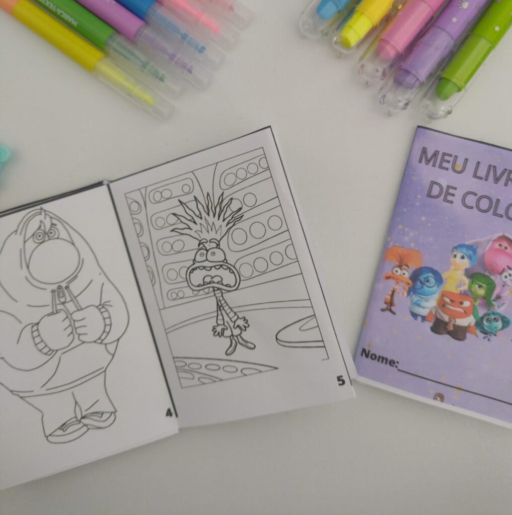Mini livro para colorir divertidamente – Recursos Pedagogia Criativa